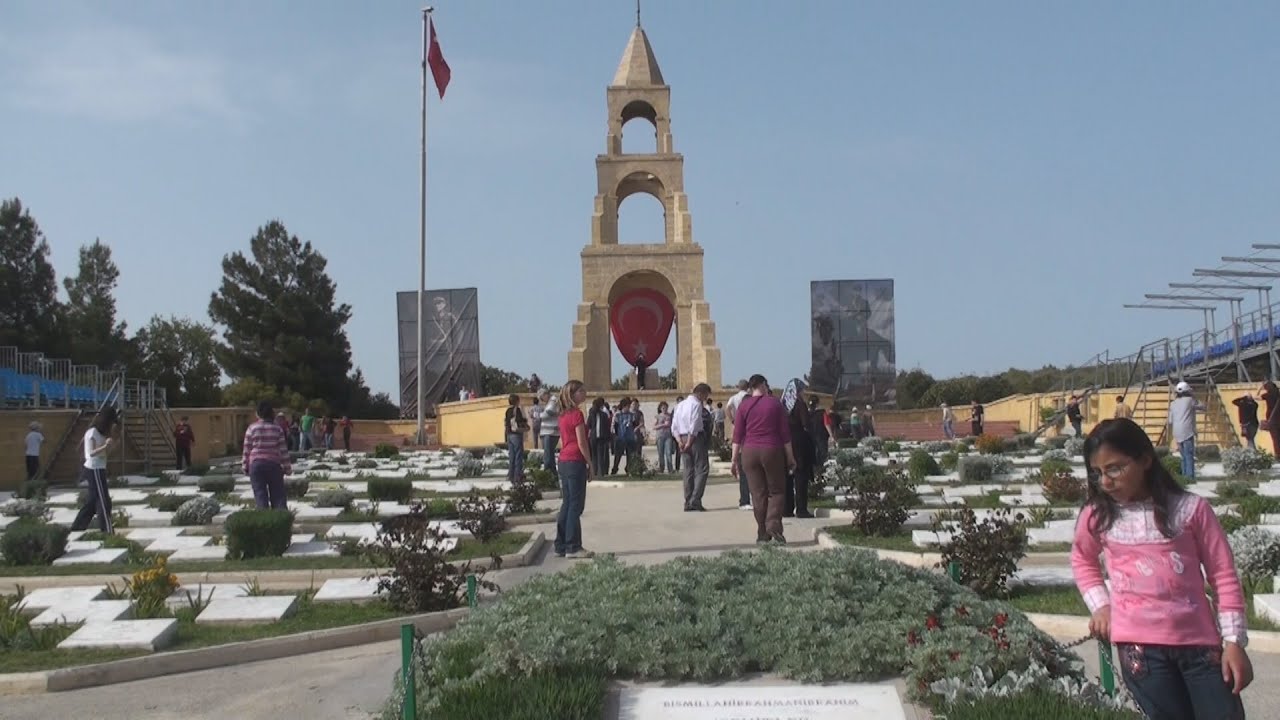 ANZAC Tour 14 - Turkish Cemetery Memorial - YouTube