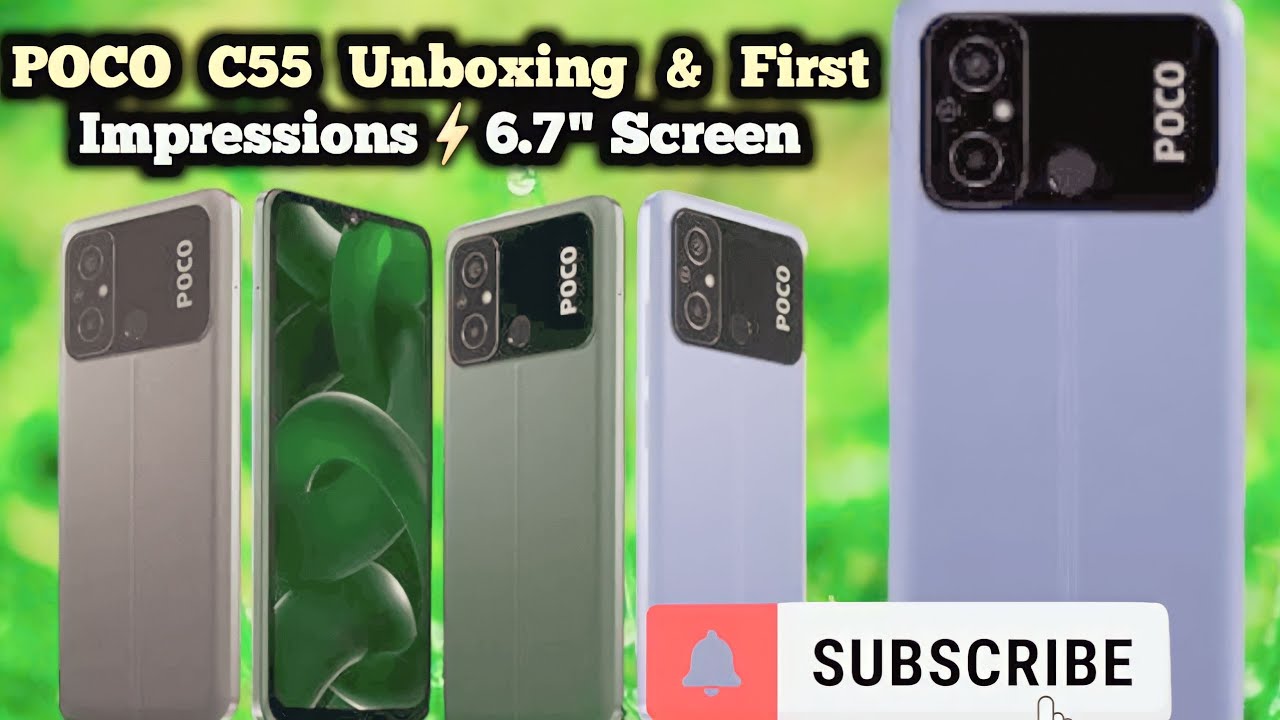 POCO C55 Unboxing - Helio G85🔥 | 6.7" Display😍 | 50MP Camera📷 | 5000mAh ...