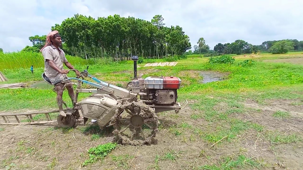 Best power tiller driving video - Amazing machine start (Part=519 ...