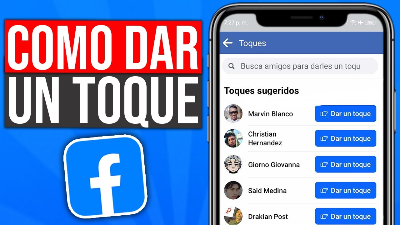 Cómo DAR UN TOQUE en FACEBOOK desde el CELULAR (2025) l Fácil y Rápido ...