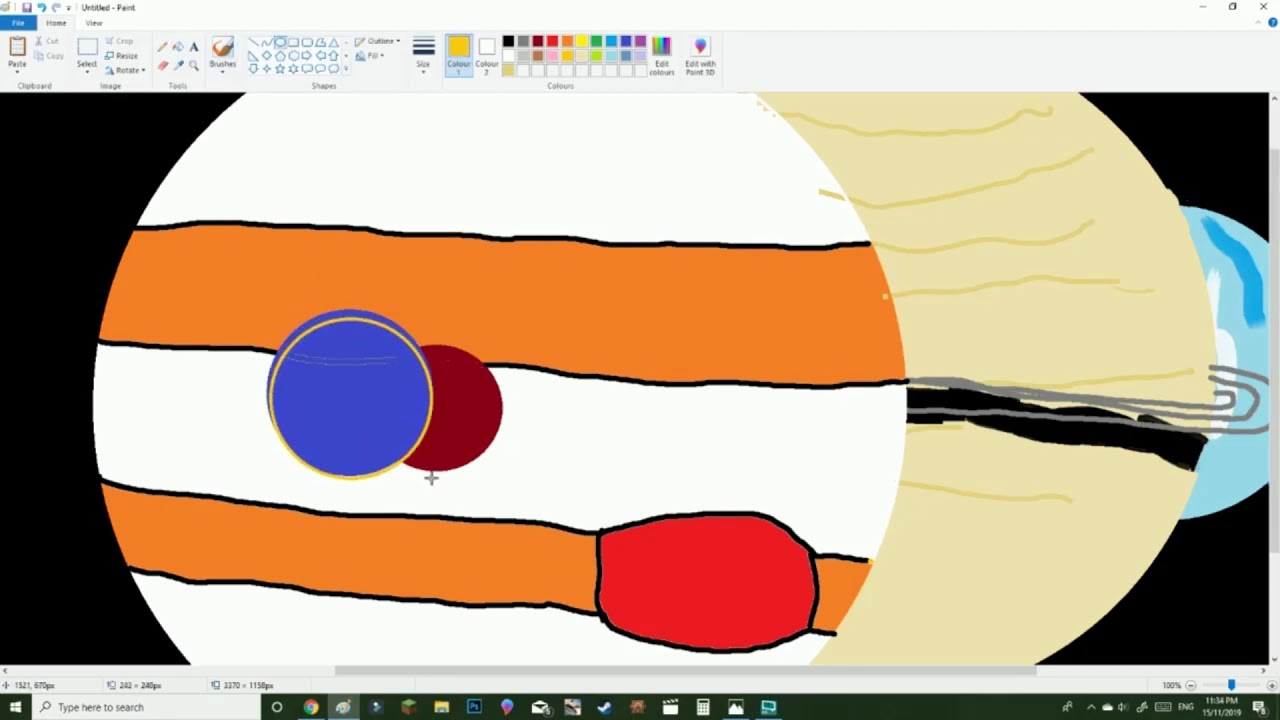 SpeedPaint: 8 Planets - YouTube