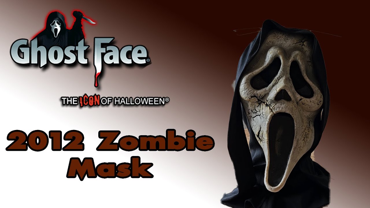 2012 Ghost Face Zombie Mask - YouTube