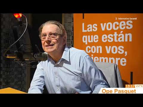 Ope Pasquet, ex diputado colorado, en Informativo Sarandí