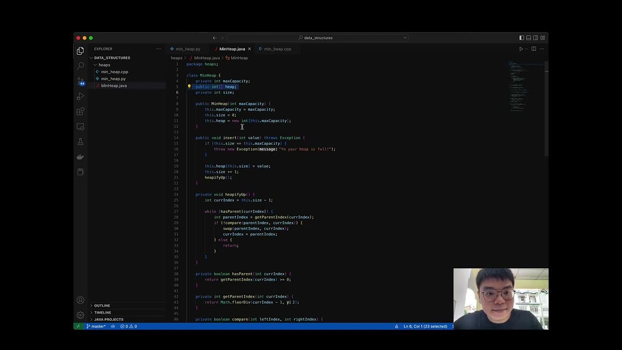 Data Structures Java - Binary Heaps - Part Two - Pop - YouTube