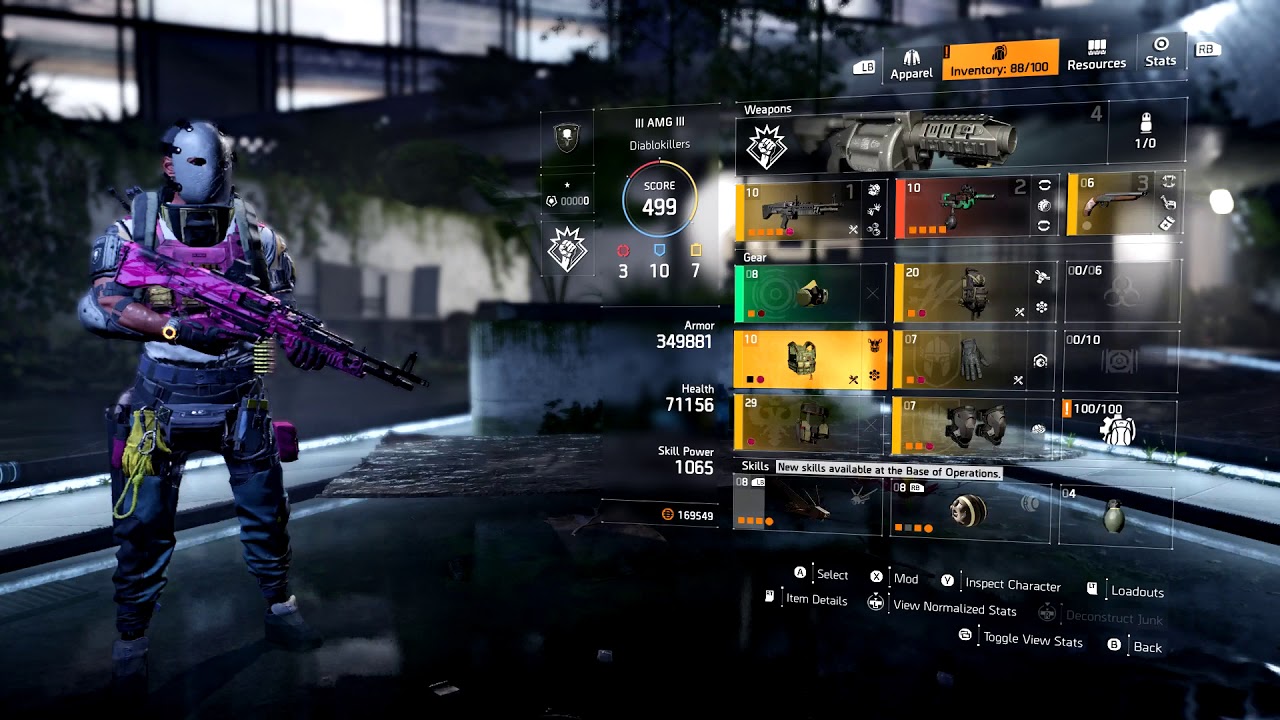 Division 2 Best PVE Build 350 ARMOR/34K DMG LMG BEAST BUILD - YouTube