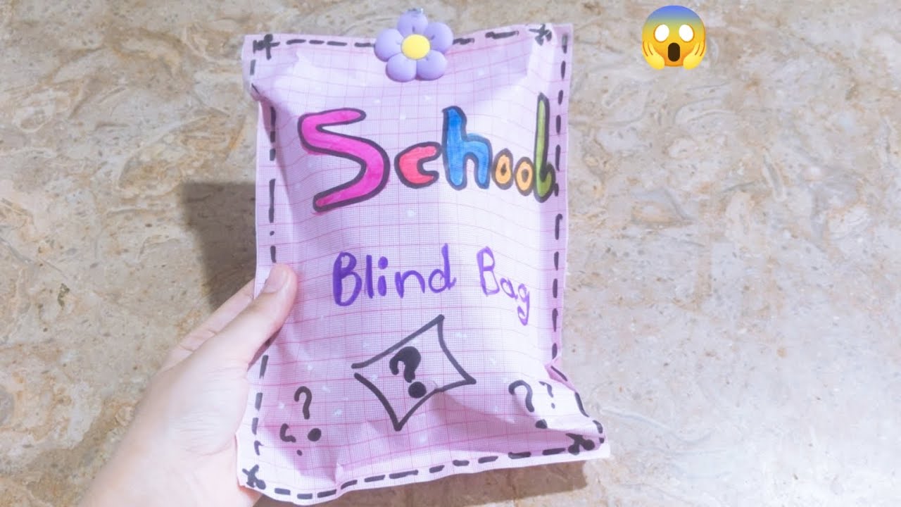 ASMR unboxing school blind bag 🤯//diy - YouTube