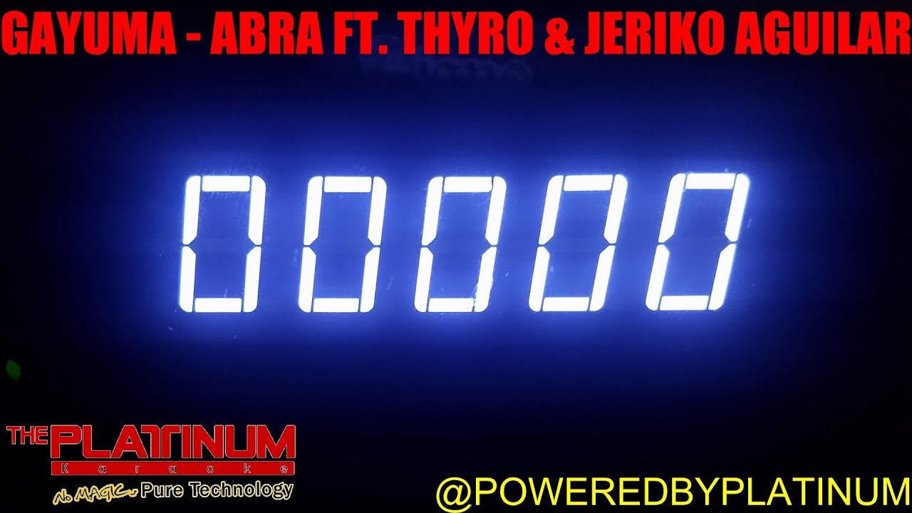 Gayuma - Abra ft. Thyro & Jeriko Aguilar (Karaoke) - YouTube