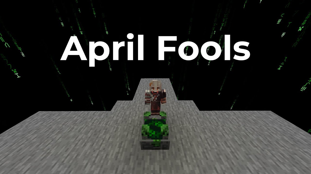 Playing the new Minecraft April Fools Update with my friend - EP1 - YouTube