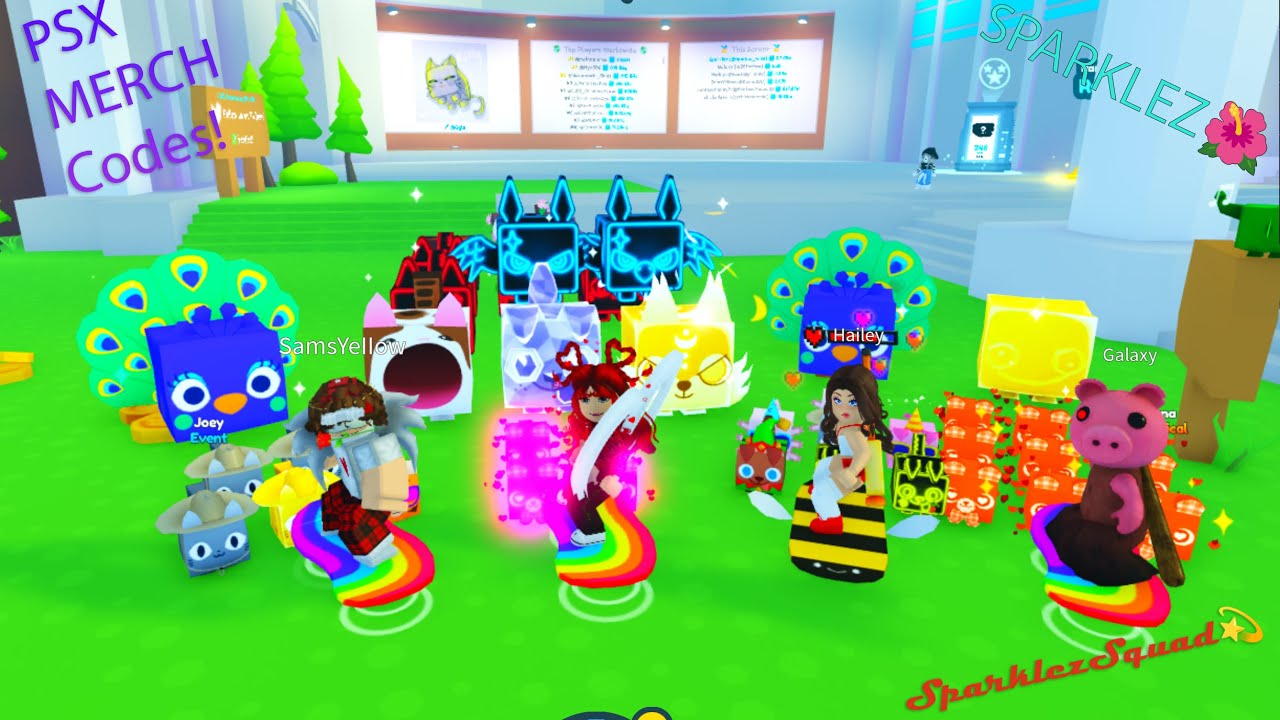 PSX MERCH CODES! #sparklez #playadoptme #adoptme - YouTube