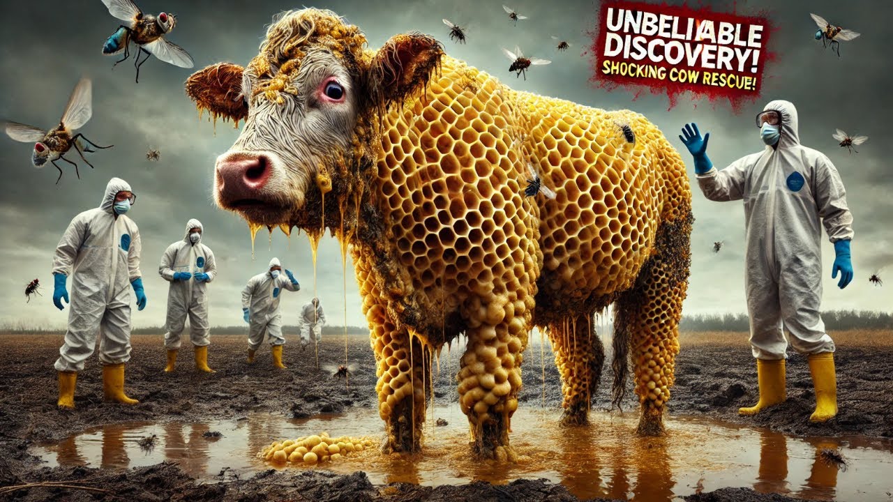 Honeycomb Larvae Are Eating This Cow Alive - YouTube