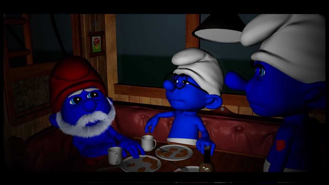 Smurf Movie Mashup: Jaws - YouTube