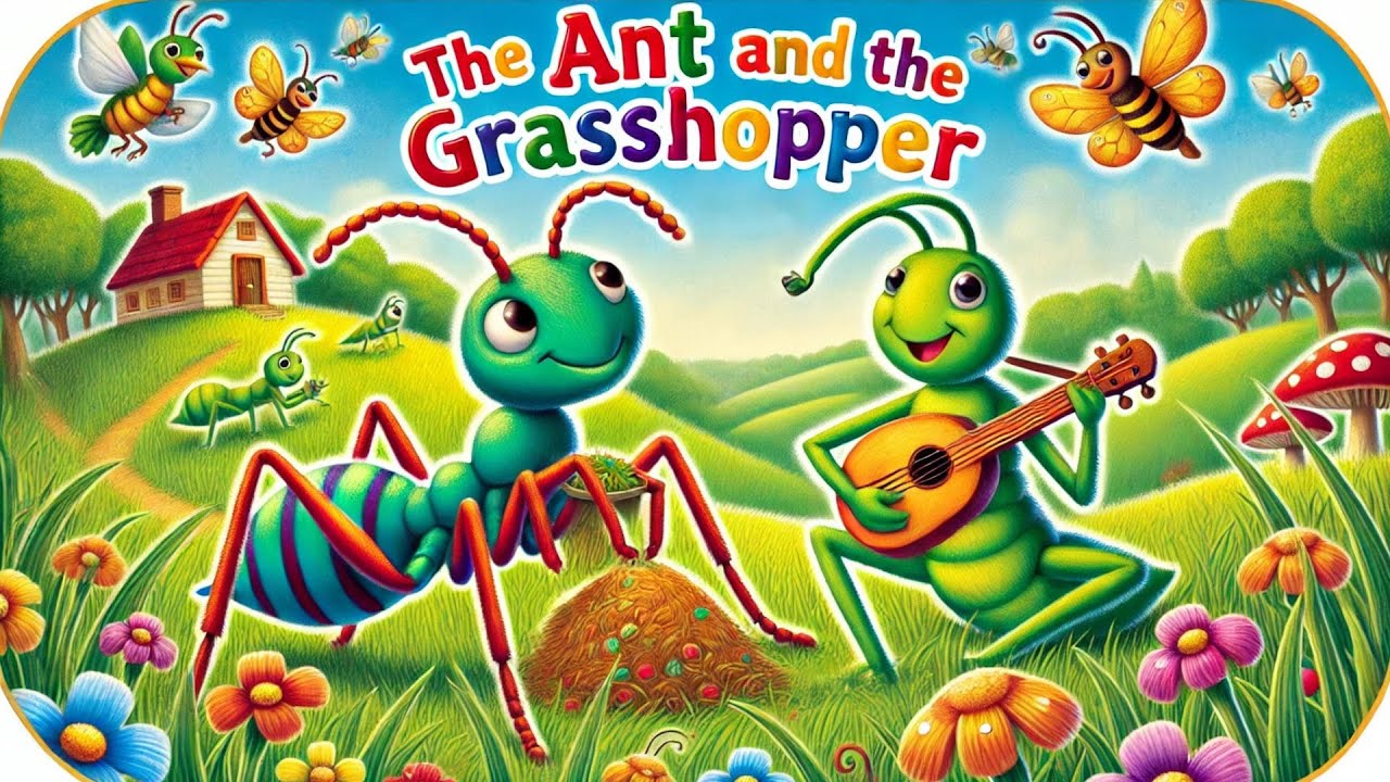 The Ant and the Grasshopper | Fun Kids Song with a Lesson! 🐜🎻 - YouTube