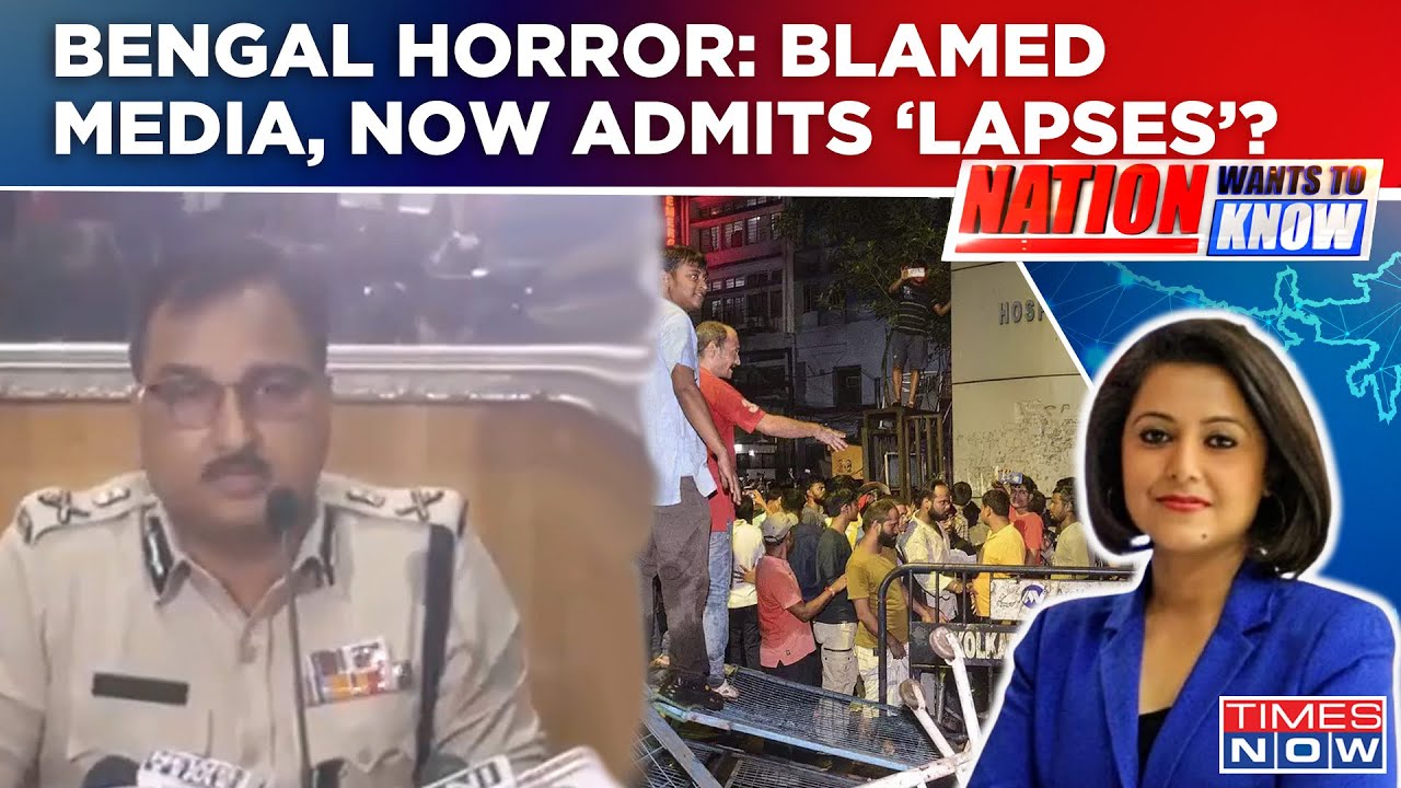 Bengal Doctor Death Case | Kolkata Police First Blamed Media, Now ...