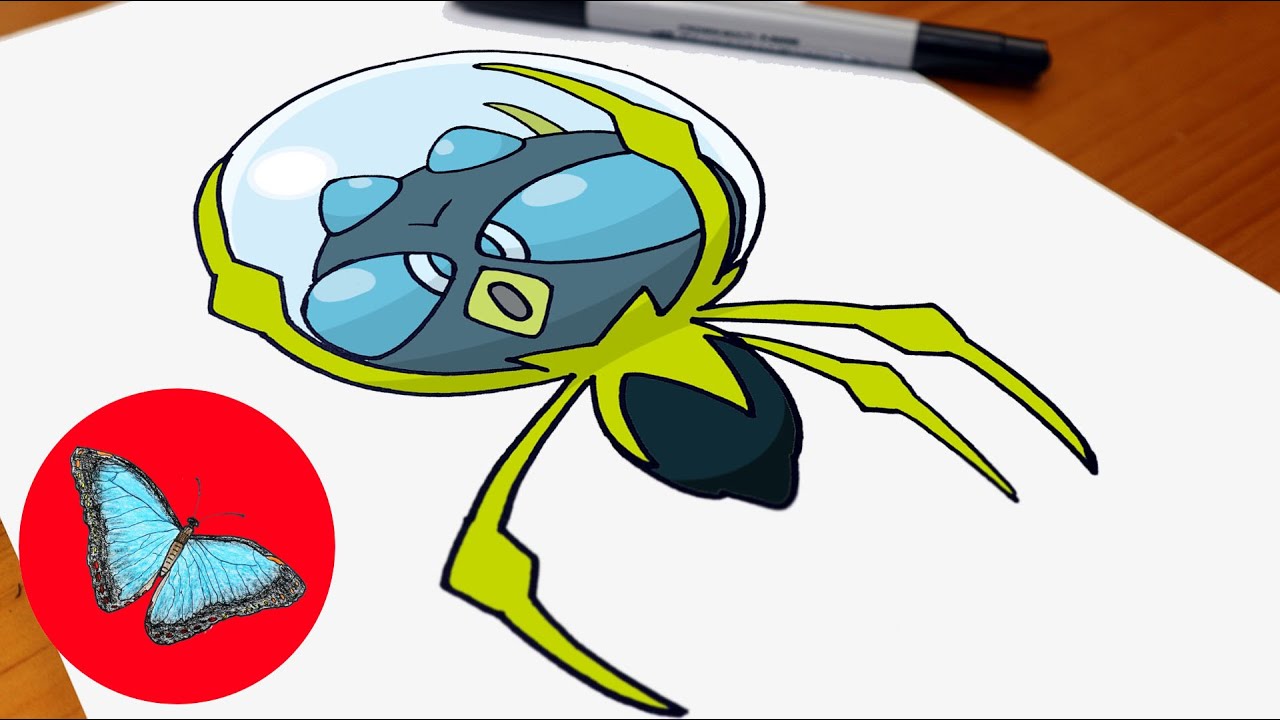 How To Draw Pokemon - Dewpider Easy Step by Step - YouTube