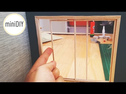 DIY Miniature Terrace Door - miniDIY