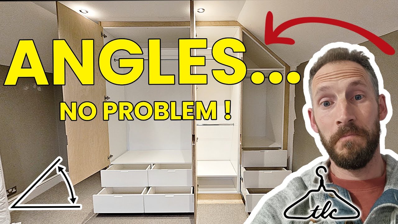 Angled Corner Wardrobe Installation: It Took Just ONE DAY (WOW) - YouTube