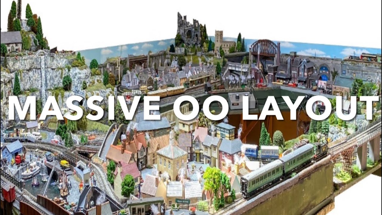 MASSIVE OO LAYOUT - THE EDGE HEY & STRINES RAILWAY - YouTube