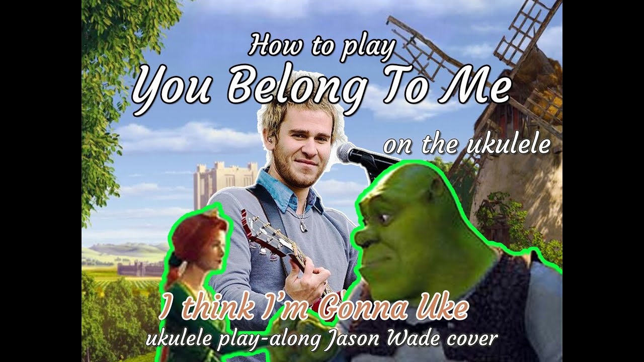 You Belong To Me (ukulele cover) play along - Jason Wade from Shrek ...