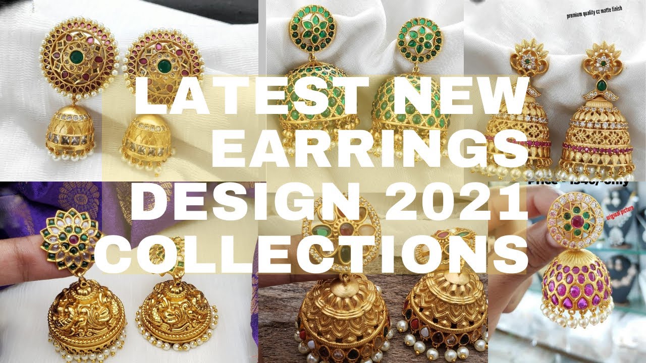 Latest New Earrings Design Collections 2021 | Best earrings collections ...