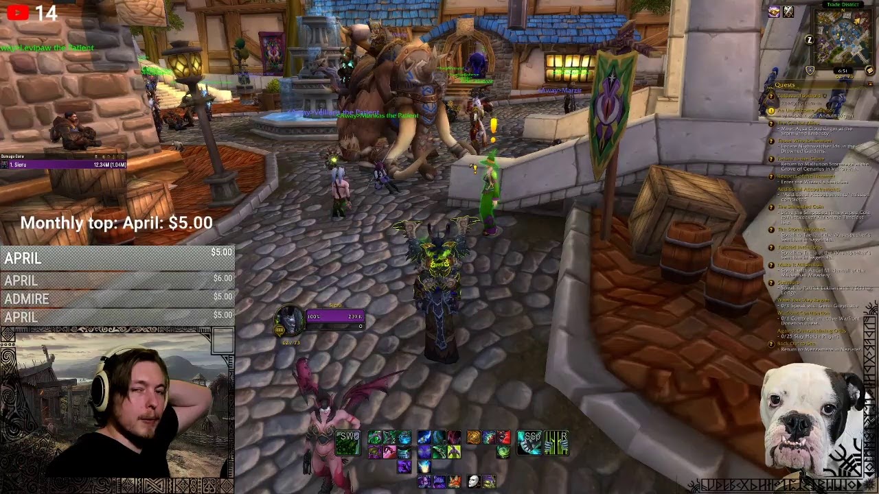 Invincible Mount Runs! | WoW BFA Live Stream - YouTube