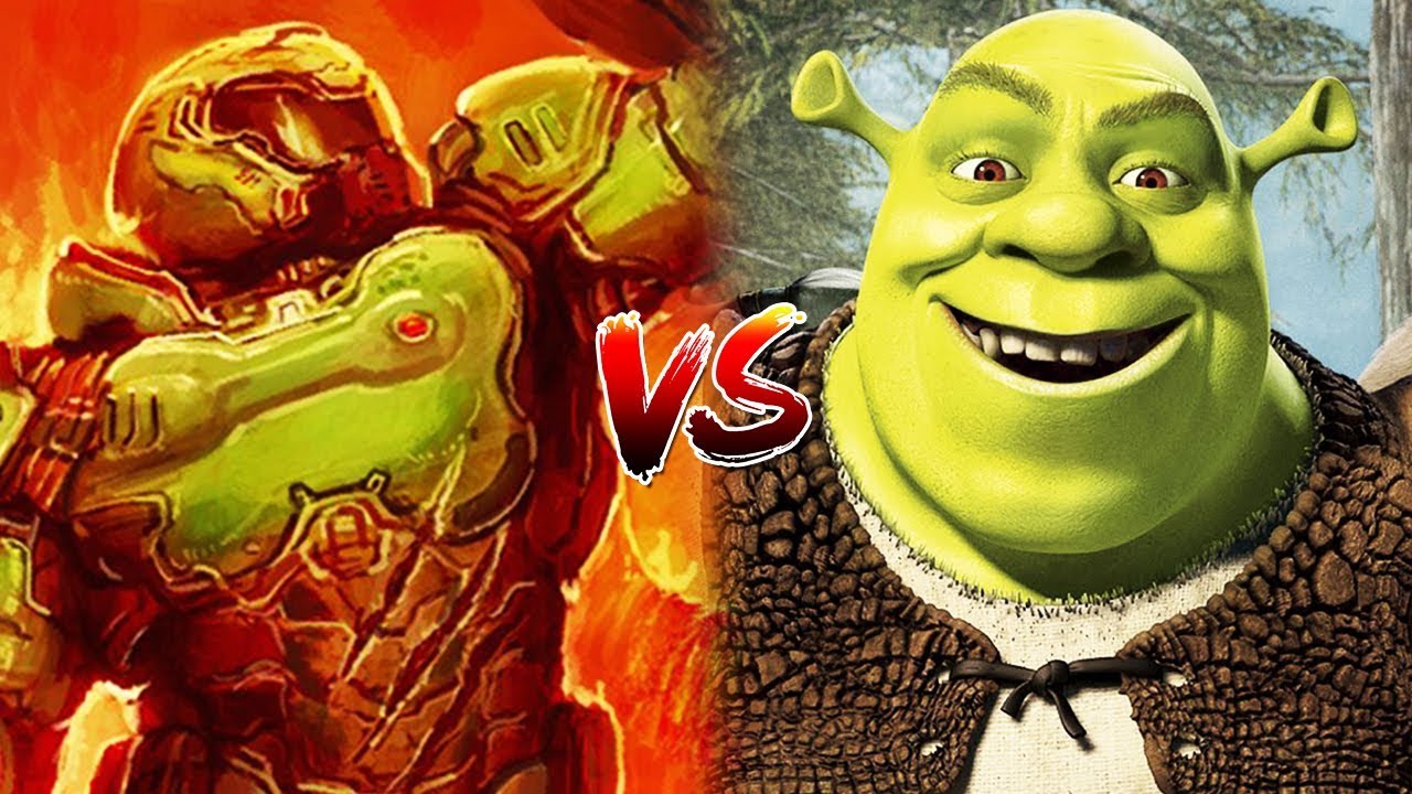 The Doom Slayer vs Shrek - YouTube