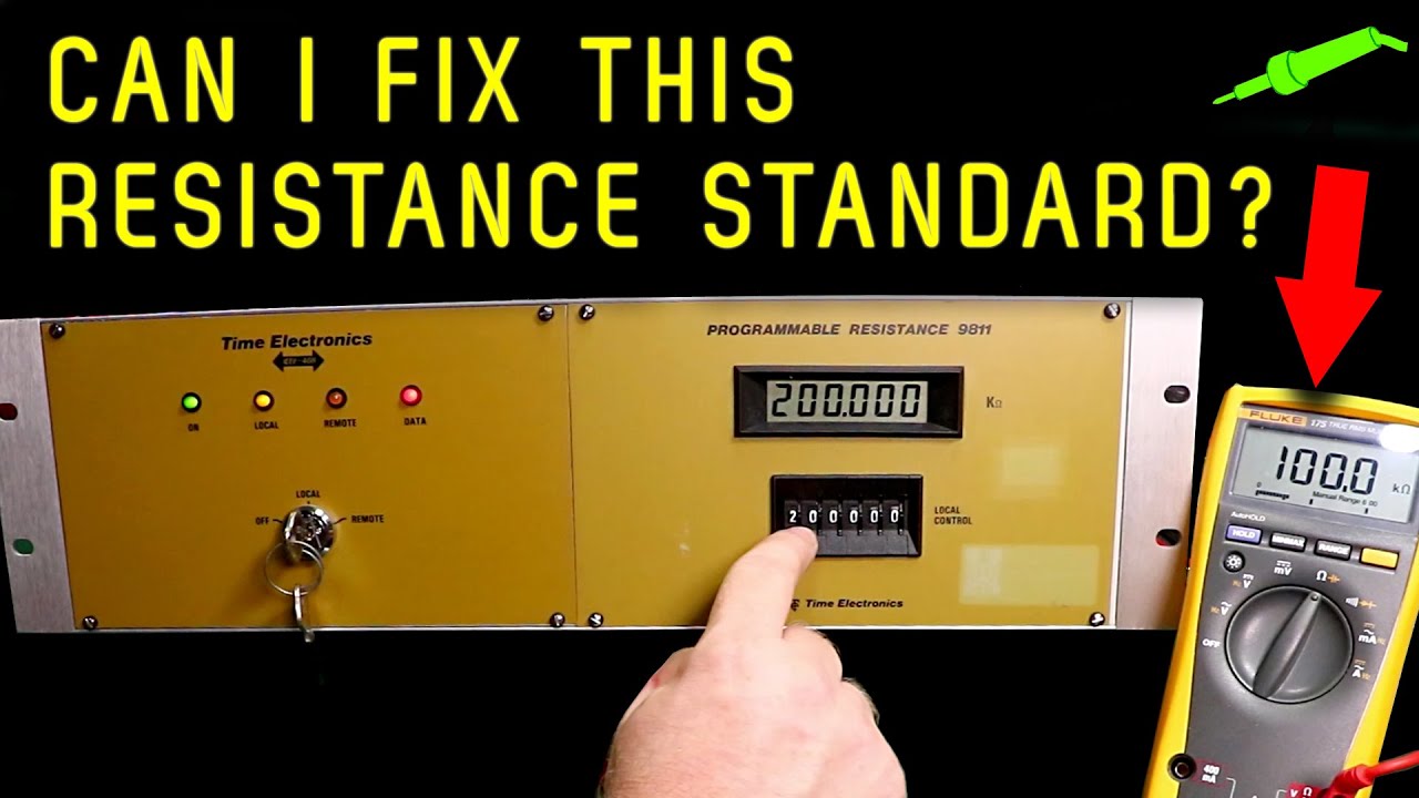 🔴 Time Electronics Programmable Resistance 9811 Repair - No.1037 - YouTube