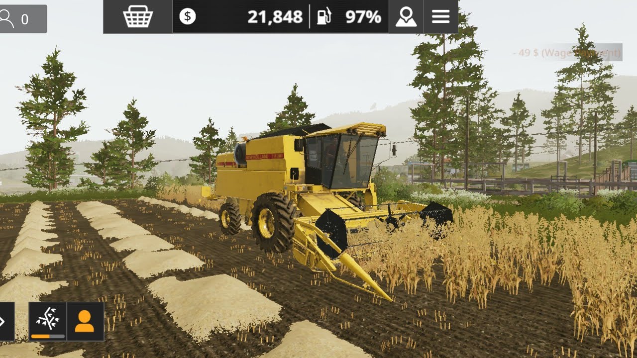 Harvesting Oats||Farming simulator 20 - YouTube