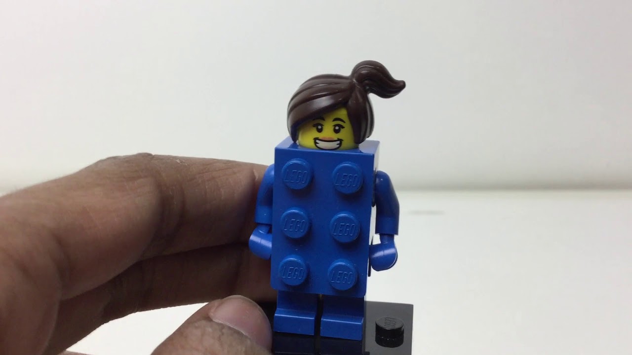 LEGO CMF Series 18 Brick Suit Girl Review! 2018 Set - YouTube