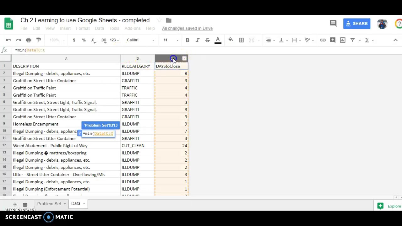 Calculating Stats with Google Sheets - YouTube