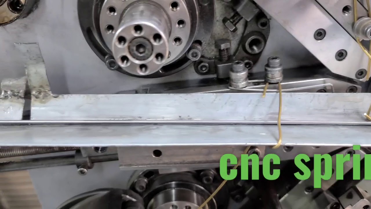 cnc spring products (CNC 스프링 제품) 제품이 멋있어요 - YouTube