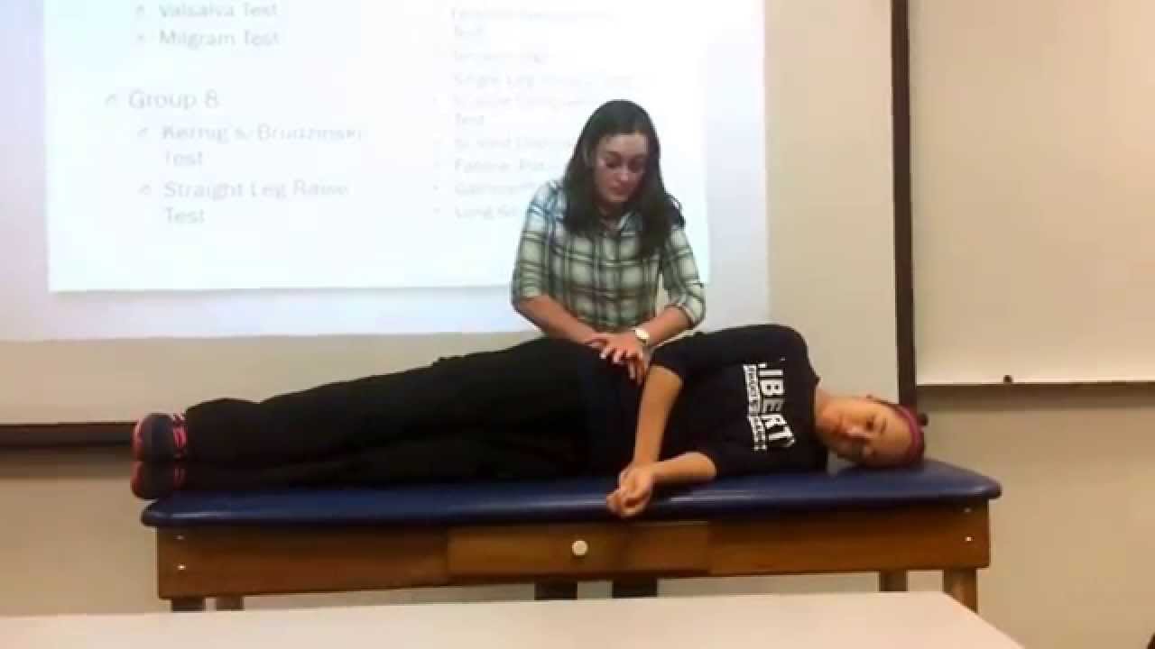 SI Joint Distraction Test - YouTube