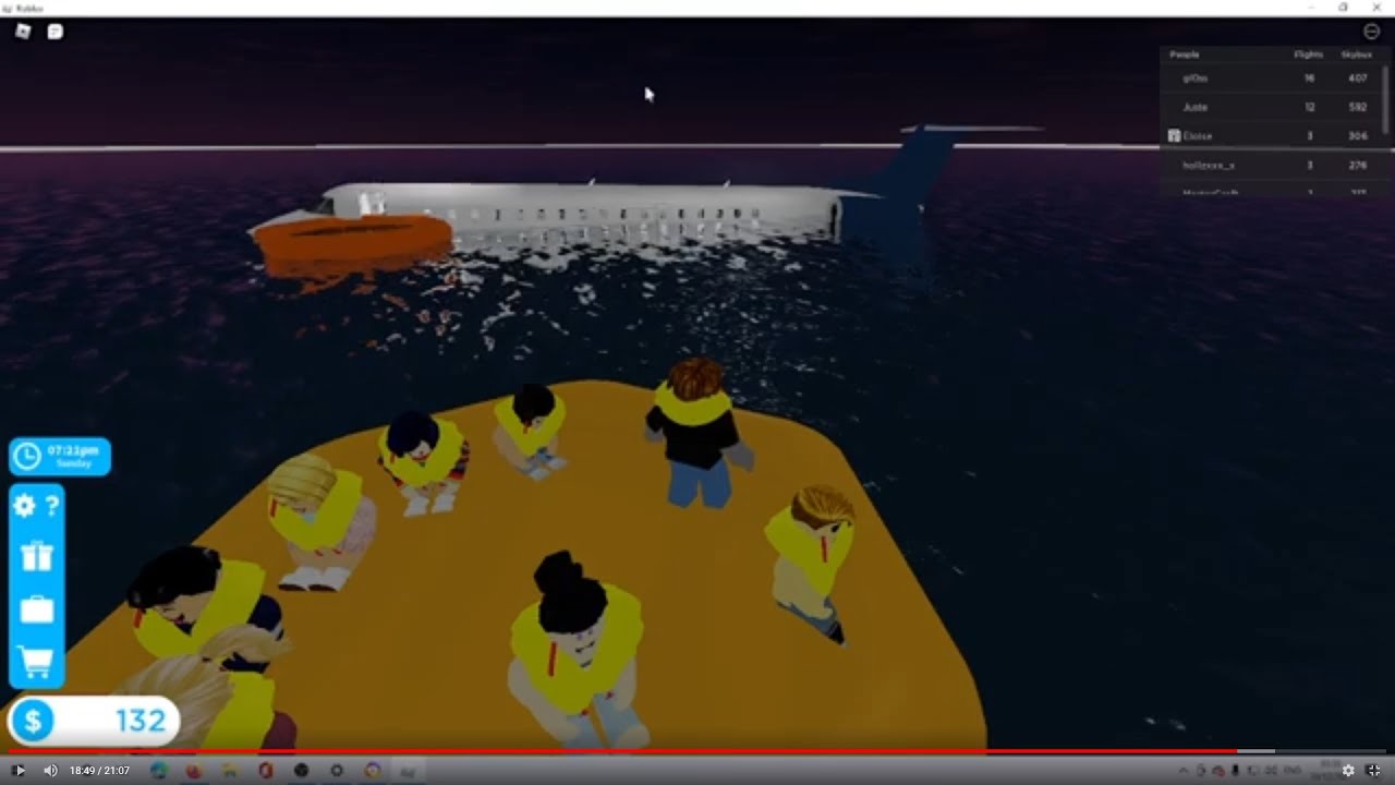 Disaster, Water Landing!!! ( Roblox Cabin Crew Simulator) - YouTube