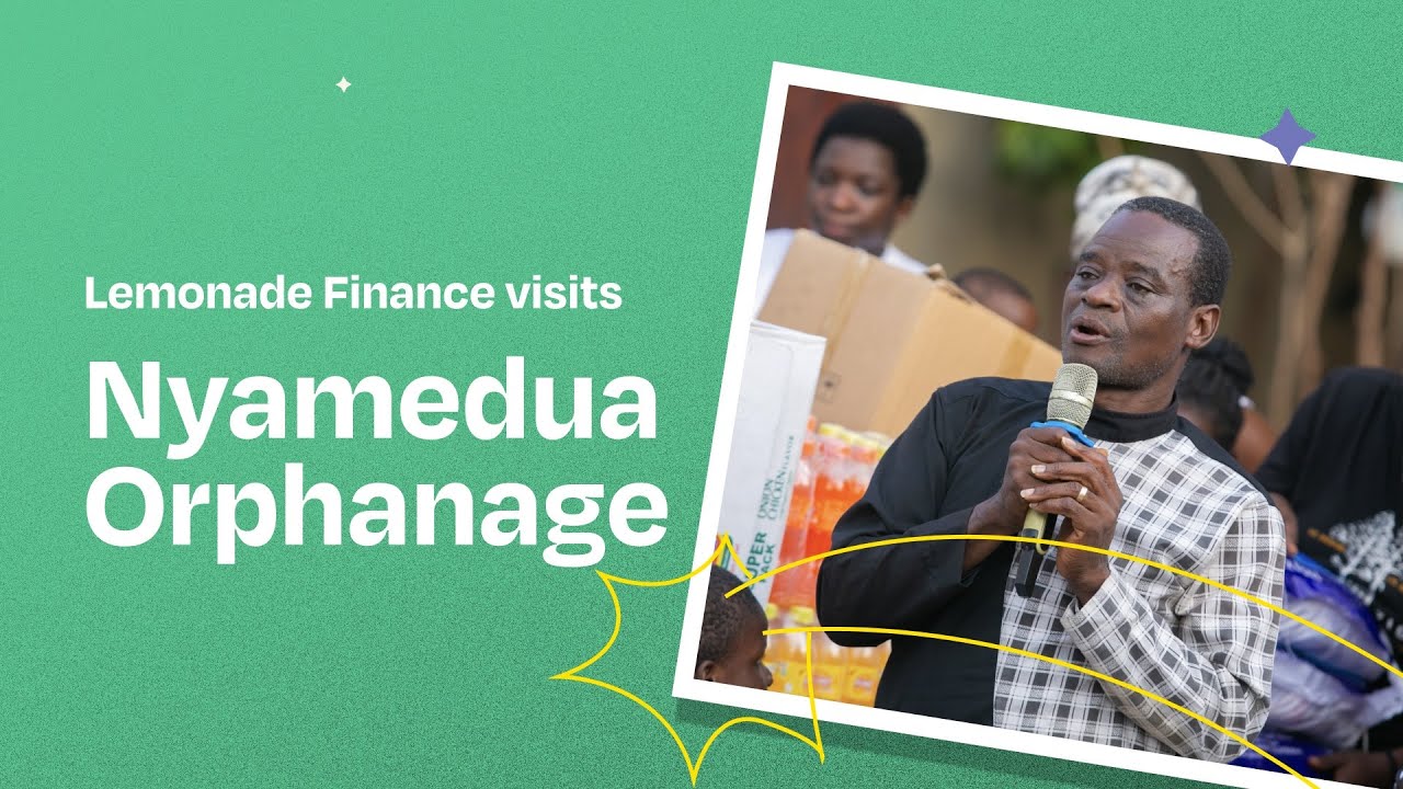 Lemonade Finance visits Nyamedua Orphanage, Accra with Brand Ambassador, Delay - YouTube