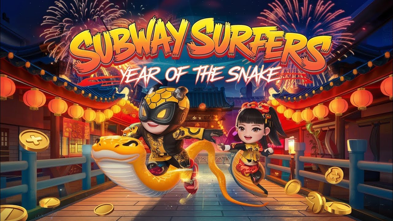 Subway Suffers year of the snake | Game Play for kids - YouTube