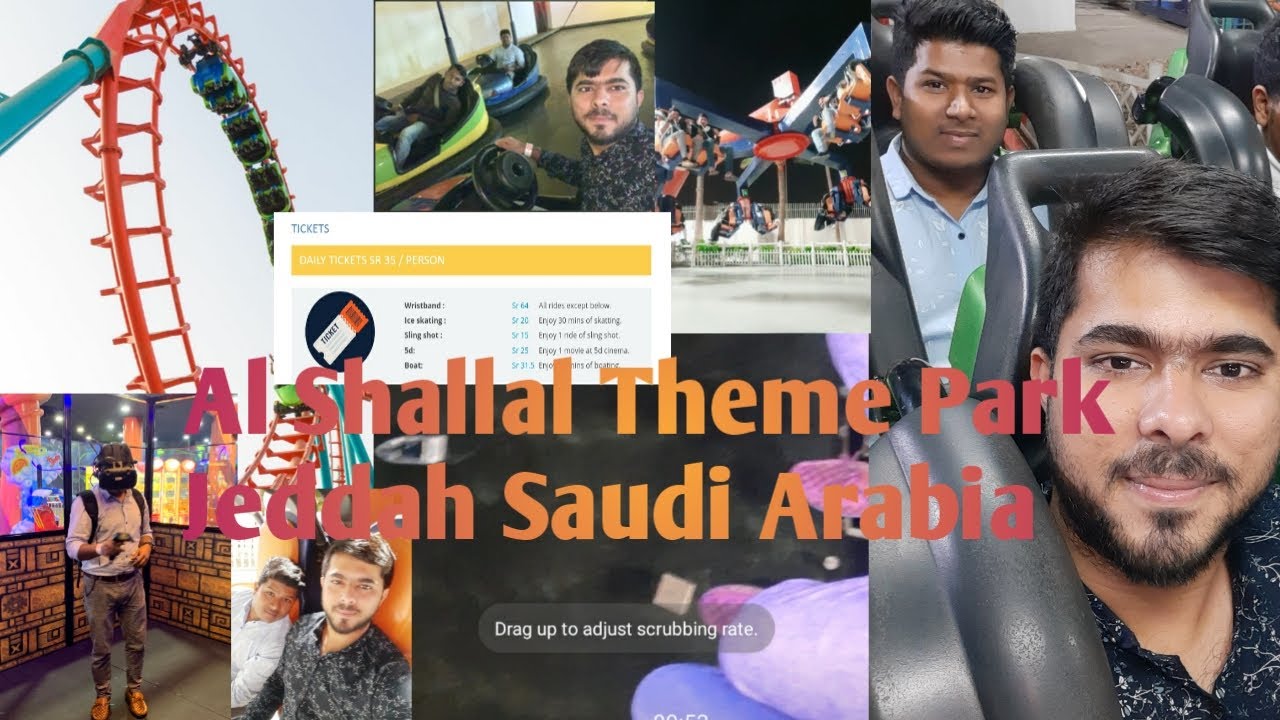 Al Shallal Them Park Jeddah Watch With Me Rides video and enjoy ...