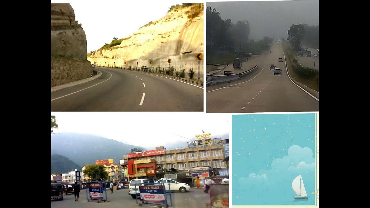 Jammu to Katra Full Journey by Road - YouTube