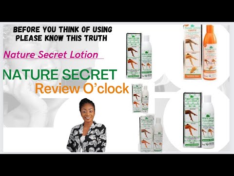 NATURE SECRET LOTION REVIEW | ABOUT NATURE SECRET - YouTube