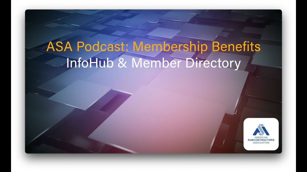 ASA Member Benefits - Part 3 - YouTube