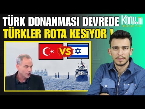 Türk Donanması, Akdeniz'de İsrail'e Rota Belirlemiş !
