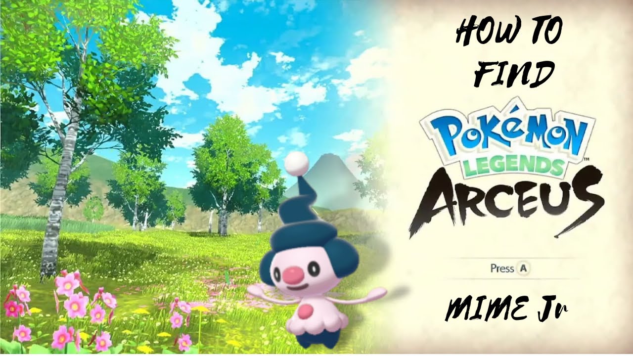 Pokémon Legends Arceus: How to find Mime Jr - YouTube