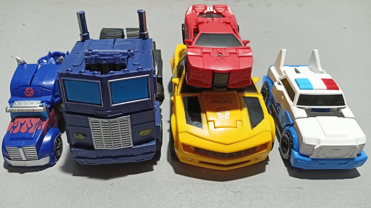 Transformers Toy 5 robot transform cars Galvatron, Battletrap, Optimus ...