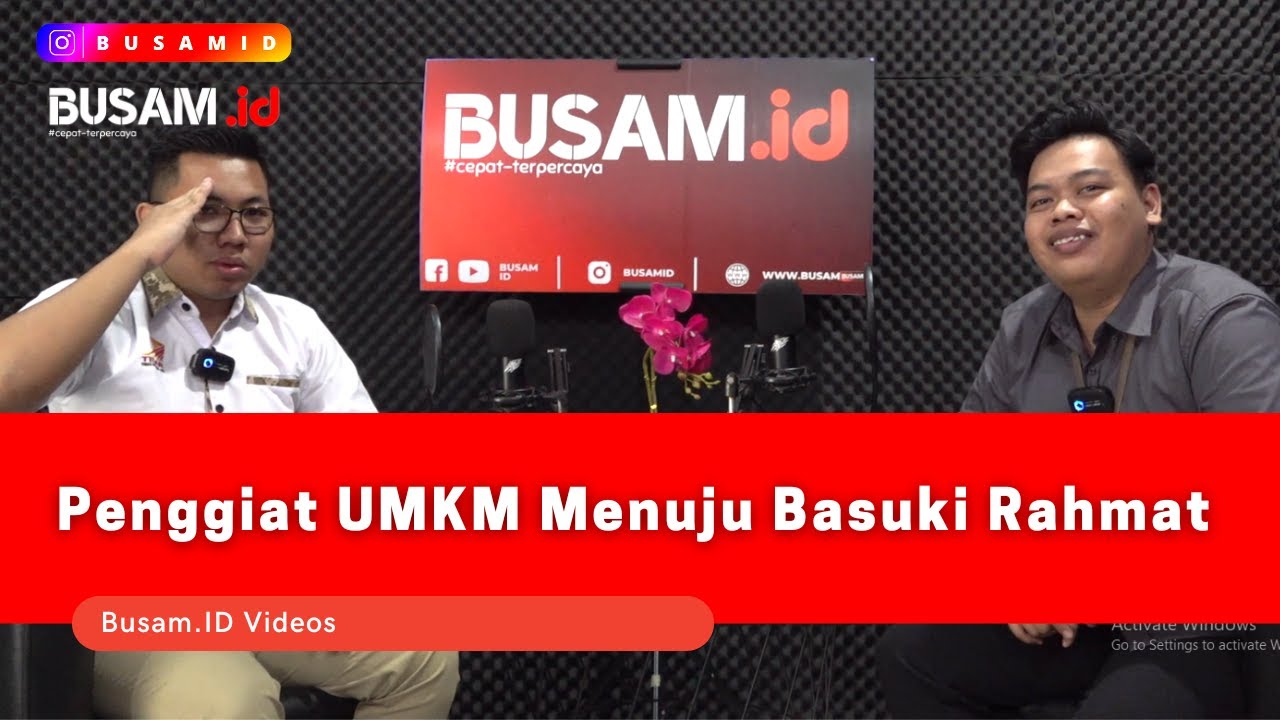 Penggiat UMKM Menuju Basuki Rahmat - BusamID - YouTube