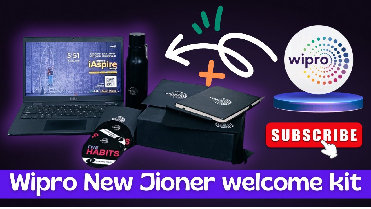 Wipro New Joiner Welcome Kit - 2024 Unboxing || Wipro Freshers Kit ...