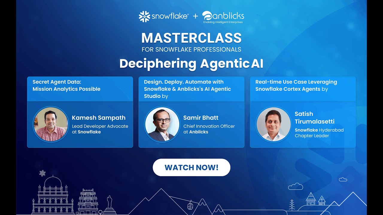 Master Class for Snowflake Professionals: Deciphering Agentic AI - YouTube