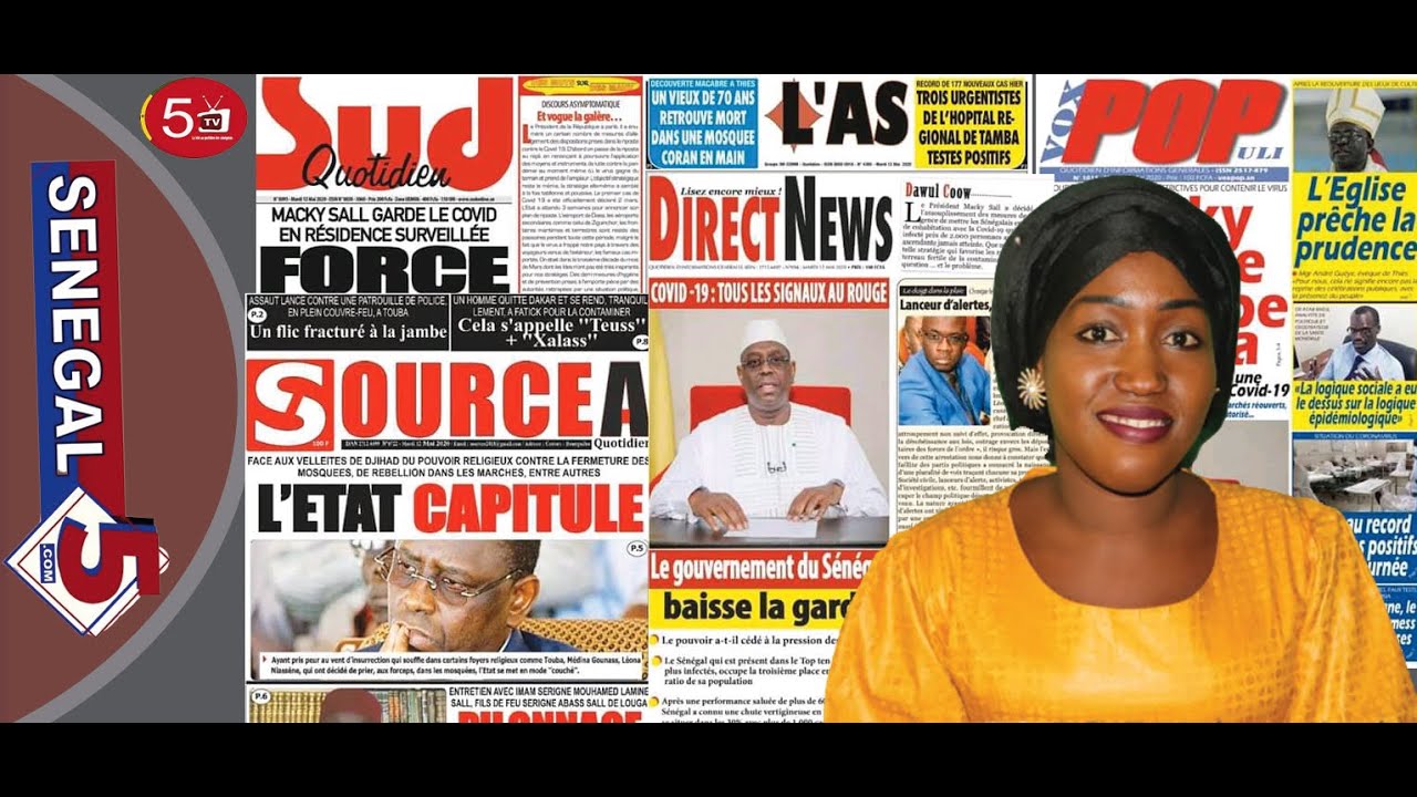 Revue du soir avec Amy DEME SENGHOR - YouTube