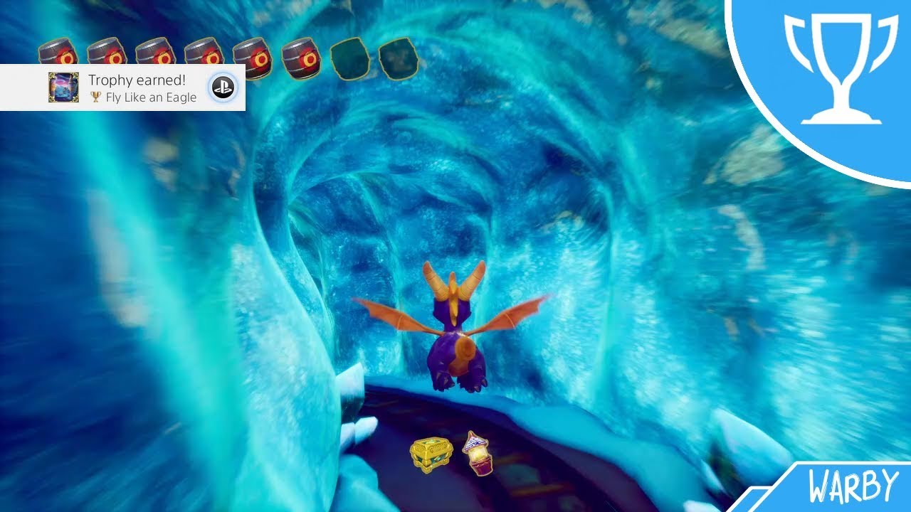 Spyro the Dragon - Fly Like An Eagle Trophy Guide (100% Completion Icy ...