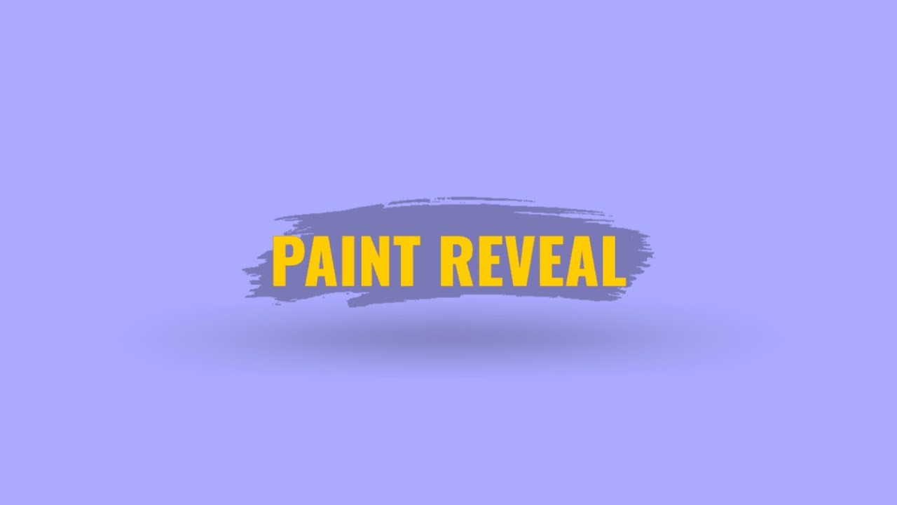 PAINT REVEAL ANIMATION | HITFILM EXPRESS TUTORIAL - YouTube