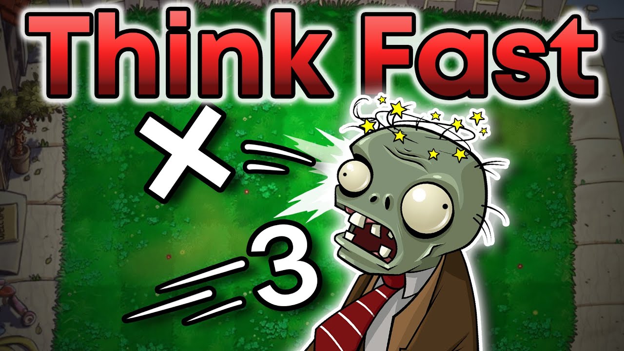 I Tried to Beat Plants vs Zombies Using Math (again) - YouTube