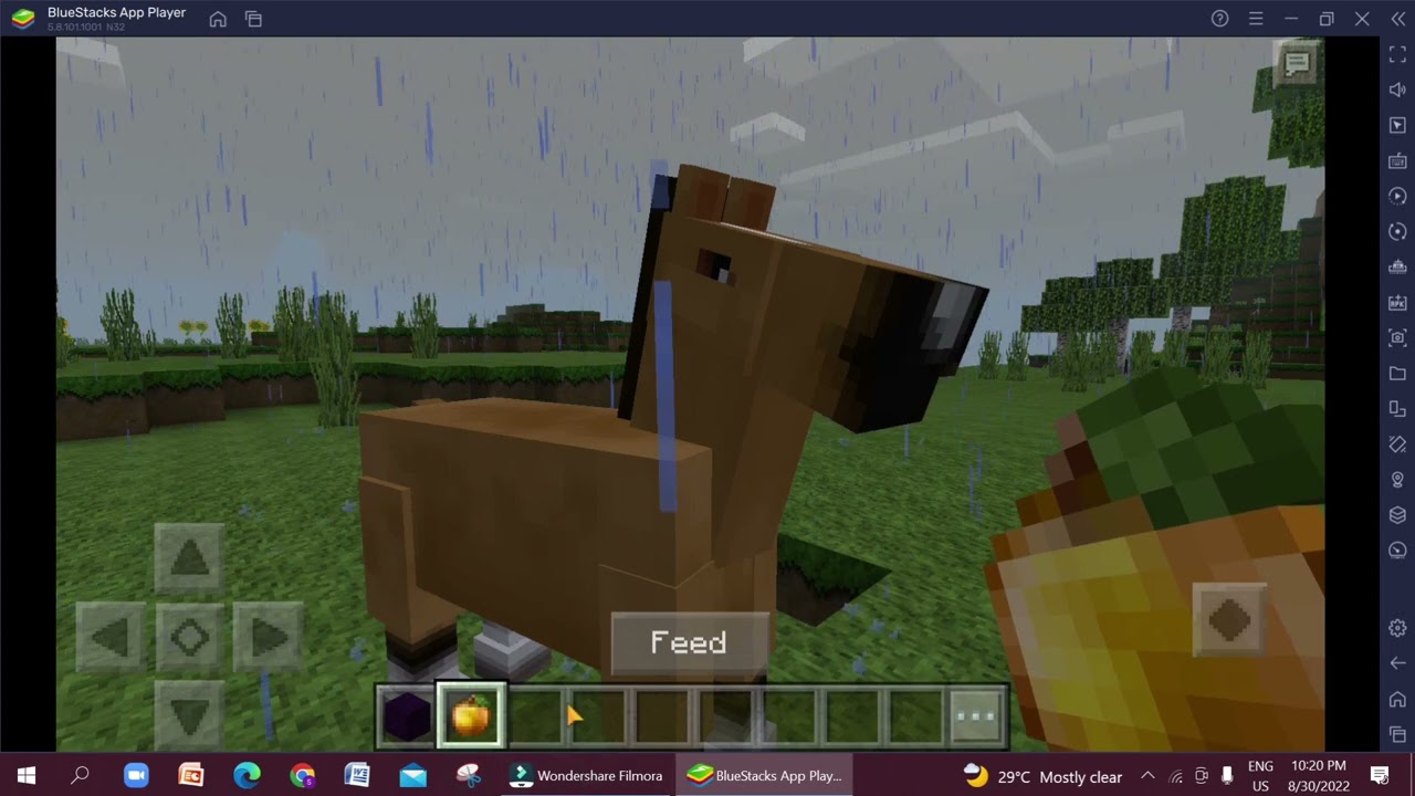 Mastercraft Jungle Survivals with horse Minecraft 2022 Game # AQ Bhai ...