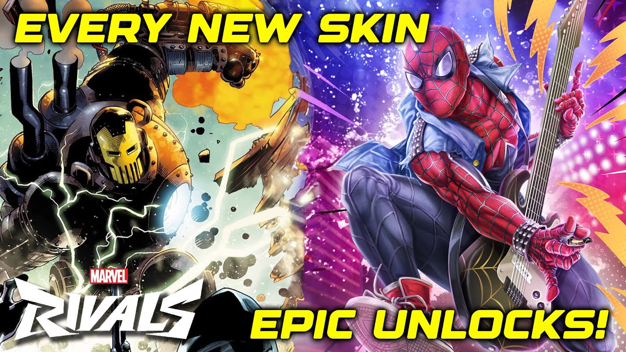 EVERY COSMETIC SKIN + PALETTE SWAP in Marvel Rivals! Epic Unlocks and ...